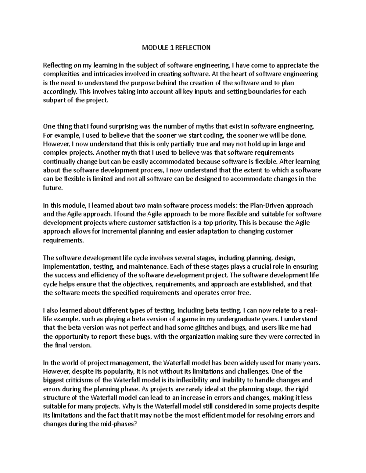 621 - At specific moments in the course, we’ll pause to reflect on what ...