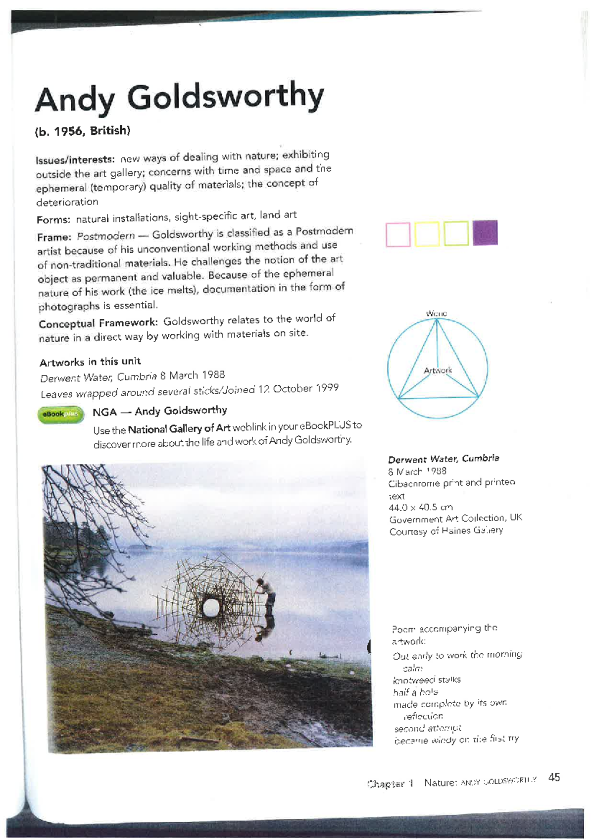Andy Goldsworthy Art wise - Andy Goldsworthy (b. 1956, British) new ...