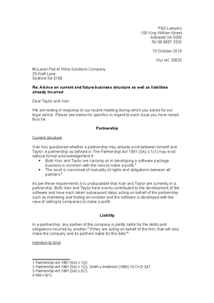 Corporate and Commercial Activity 1 Task 1 - Contract of Sale of ...