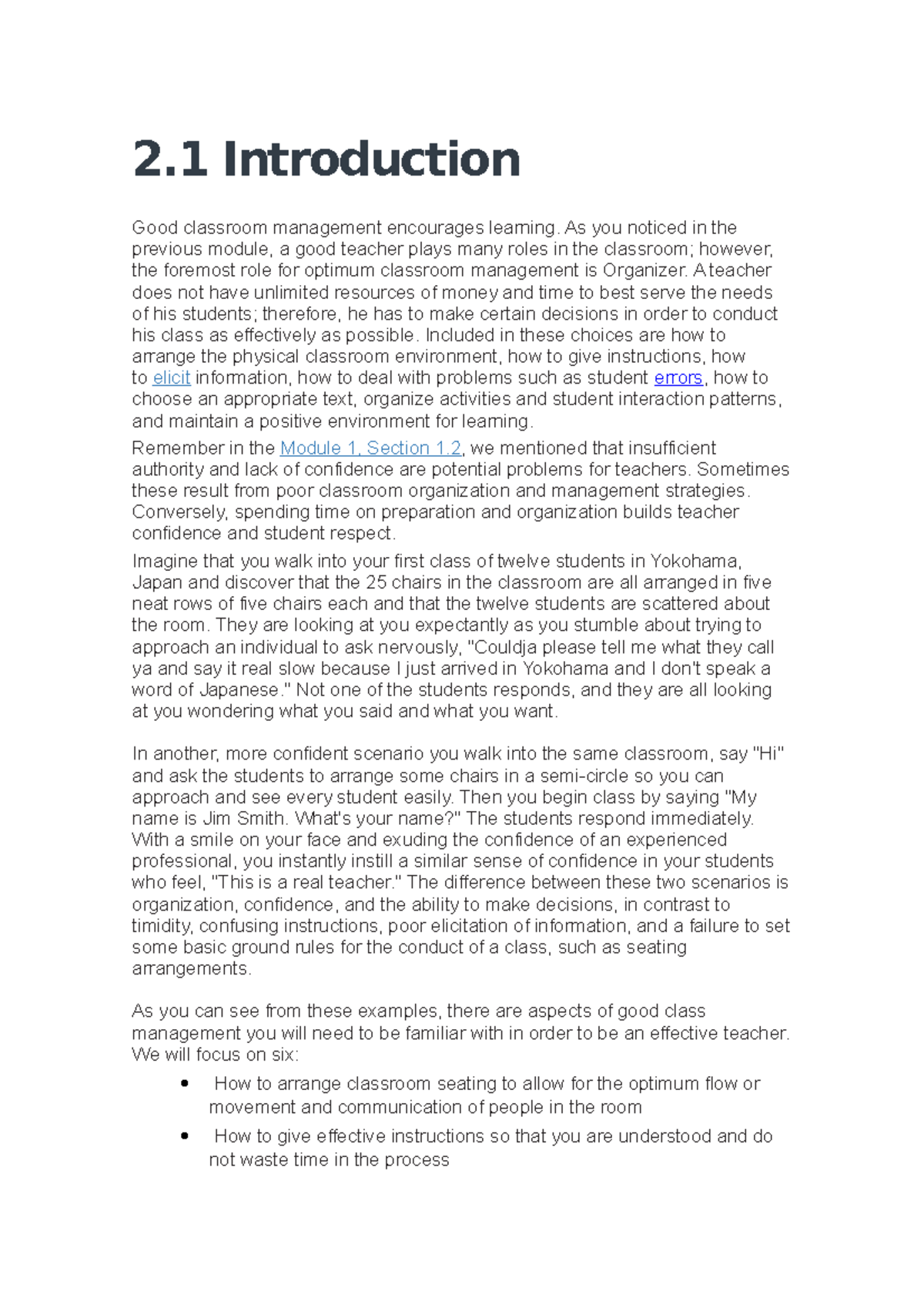 Modulo 2 - To transform lives and organizations by delivering ...