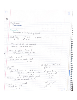 Trigonometric Functions E - MATH 007 - Studocu