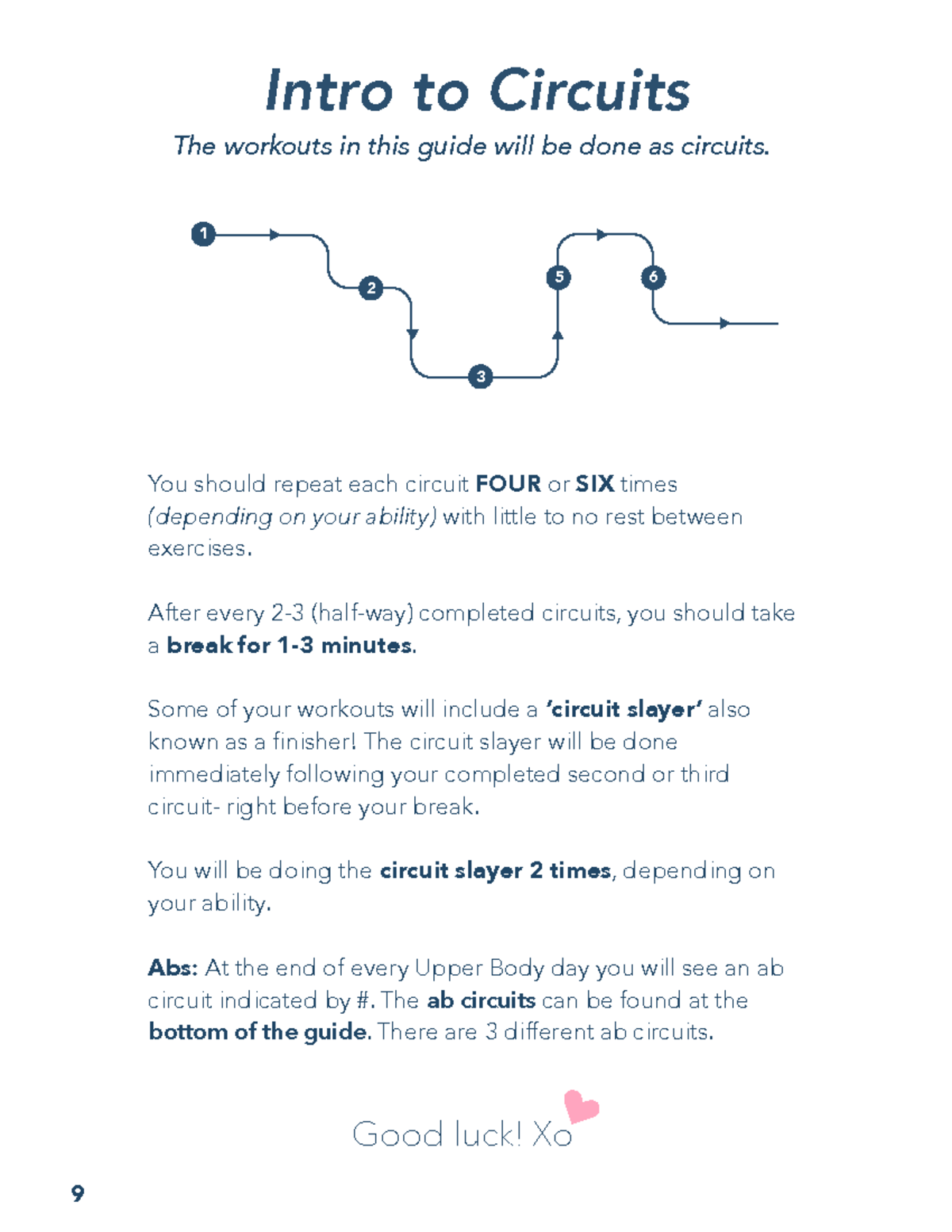 Winter Break Workout Guide - Intro to Circuits The workouts in this ...