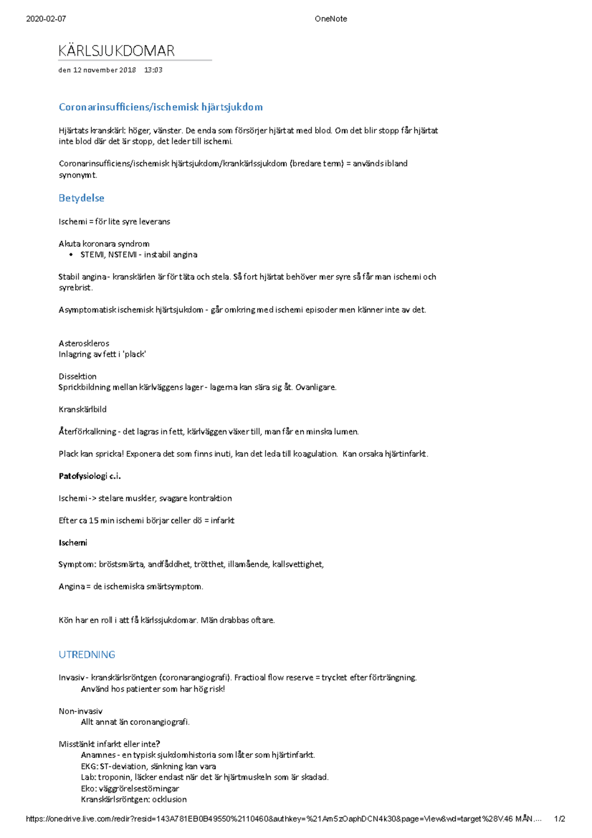 Fysiologisk och laboratoriemedicinsk diagnostik Kärlsjukdomar - Warning: TT: undefined function ...