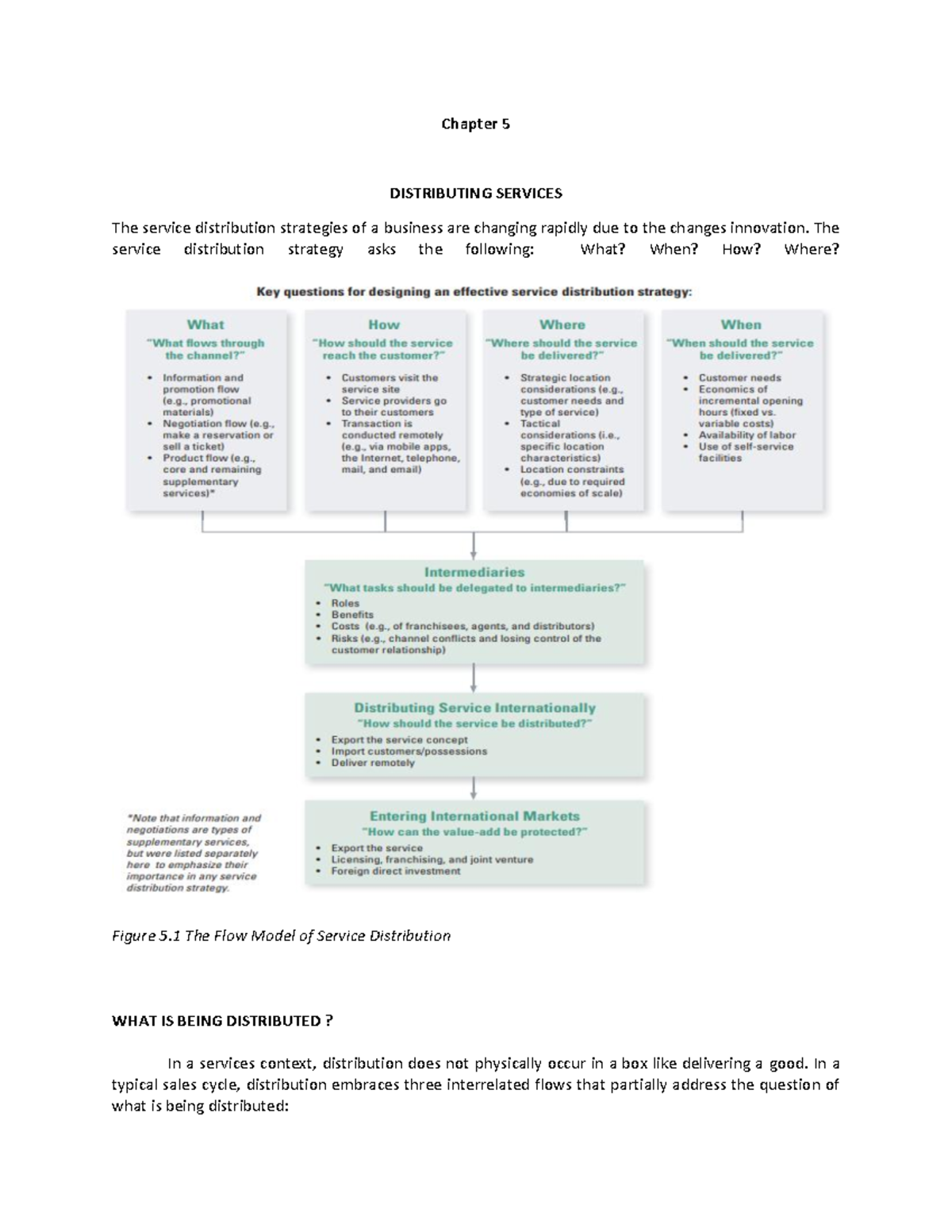 Chapter 5 Distributing Services - Chapter 5 DISTRIBUTING SERVICES The ...