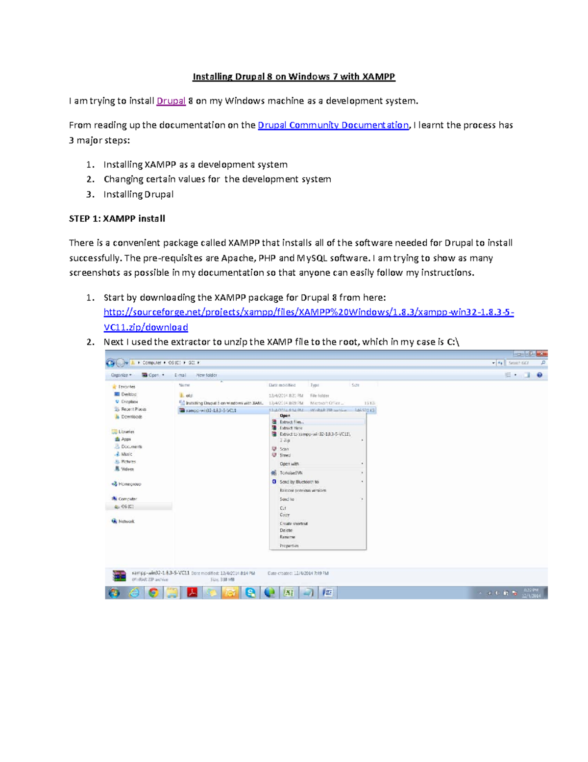 Installing Drupal 8 On Windows With Xampp I Am Trying To Install 6645