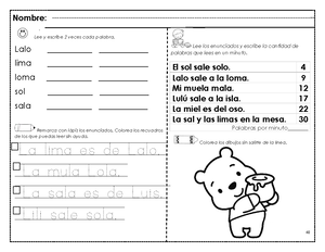 Lecto escritura 5 - Ha He Hi Ho Hu ha he hi ho hu Colorea la sílaba ...