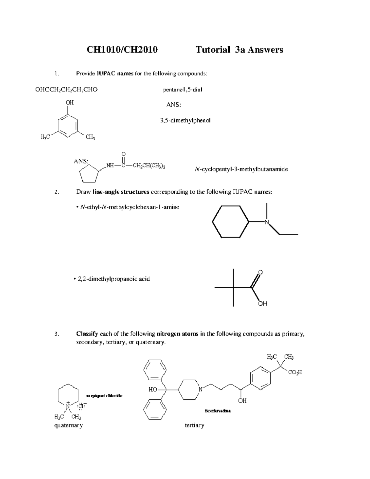 Tut3a-ans - Tutorial practice materials from 2015 - CH1010/CH2010 ...