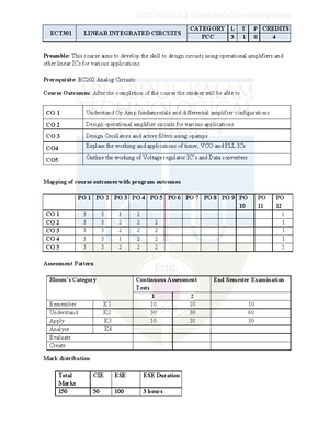 ECT342 - ktu qbank - lic - ECT342 EMBEDDED SYSTEMS CATEGORY L T P ...