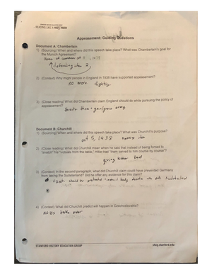 Stanford History Education Group - Studocu