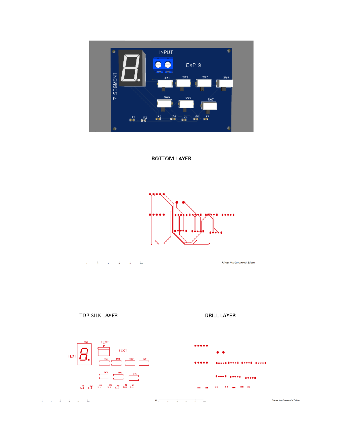 EXP 9 Graphs - Electronics System and PCB Design - BOTTOM LAYER TOP ...