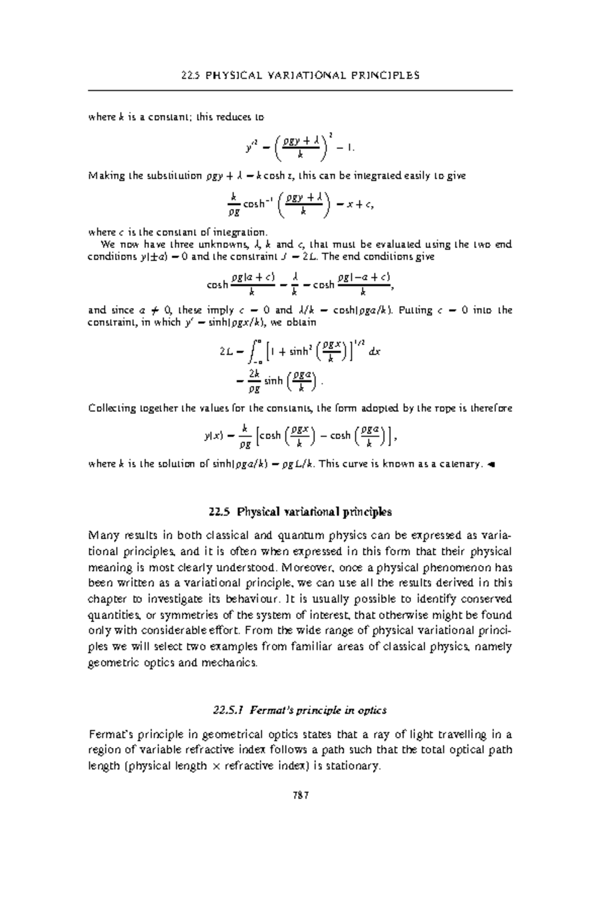 Physics Engineering (66) - 22 PHYSICAL VARIATIONAL PRINCIPLES where k ...