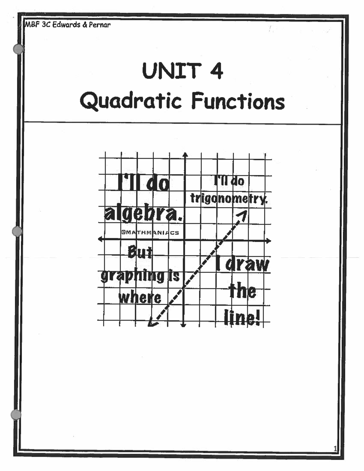 Quad- answers 2 - Great practice material for Georgian College - MATH ...