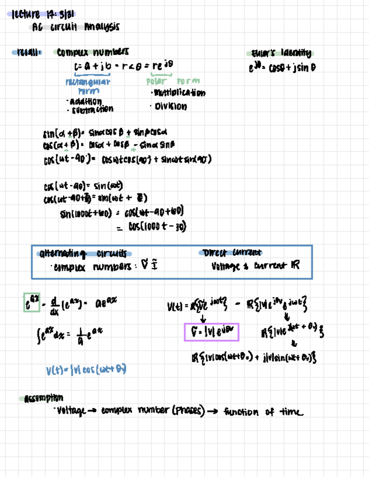 Lecture 17 - Circuits Course - lecture 17- Ab circuit Analysis relay ...