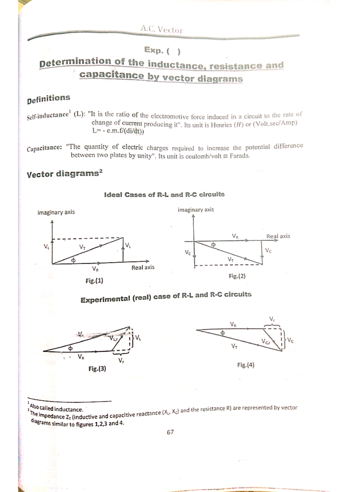 AC Vector - Electrical and electronic circuits - Studocu