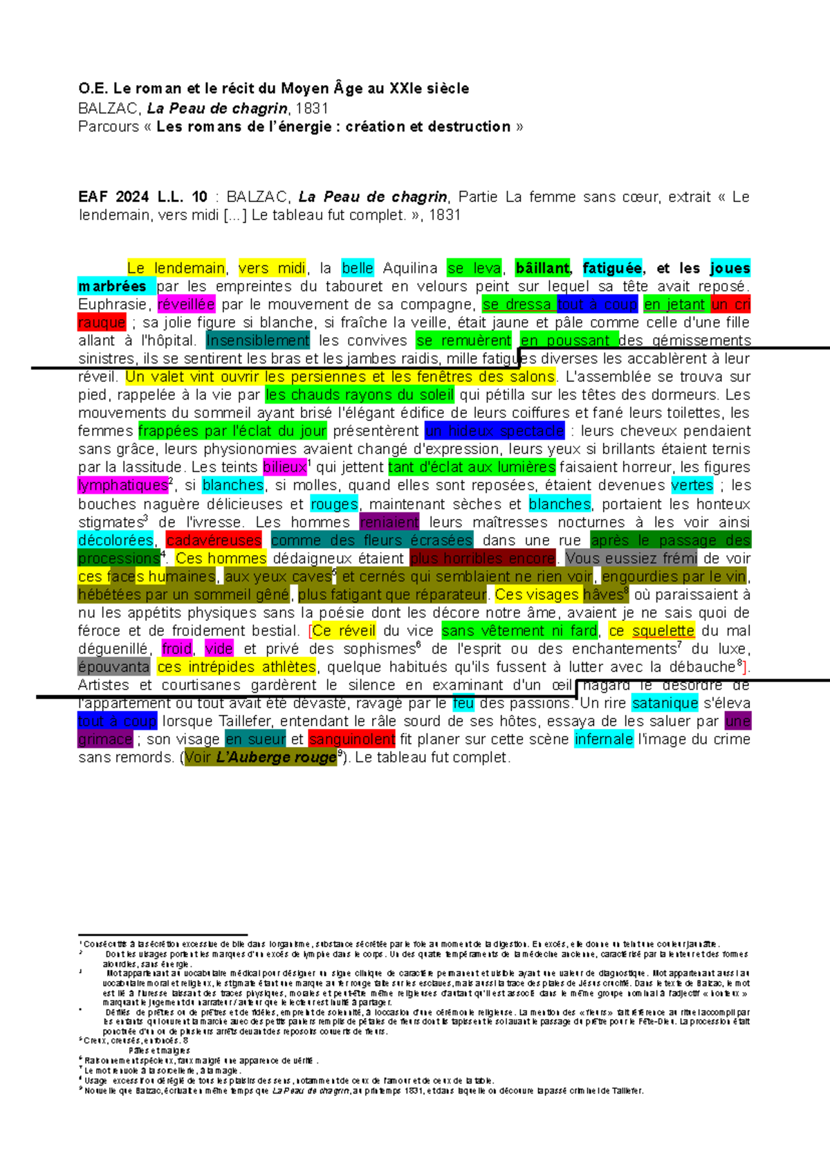 lecture linéaire - O. Le roman et le récit du Moyen Âge au XXIe siècle ...