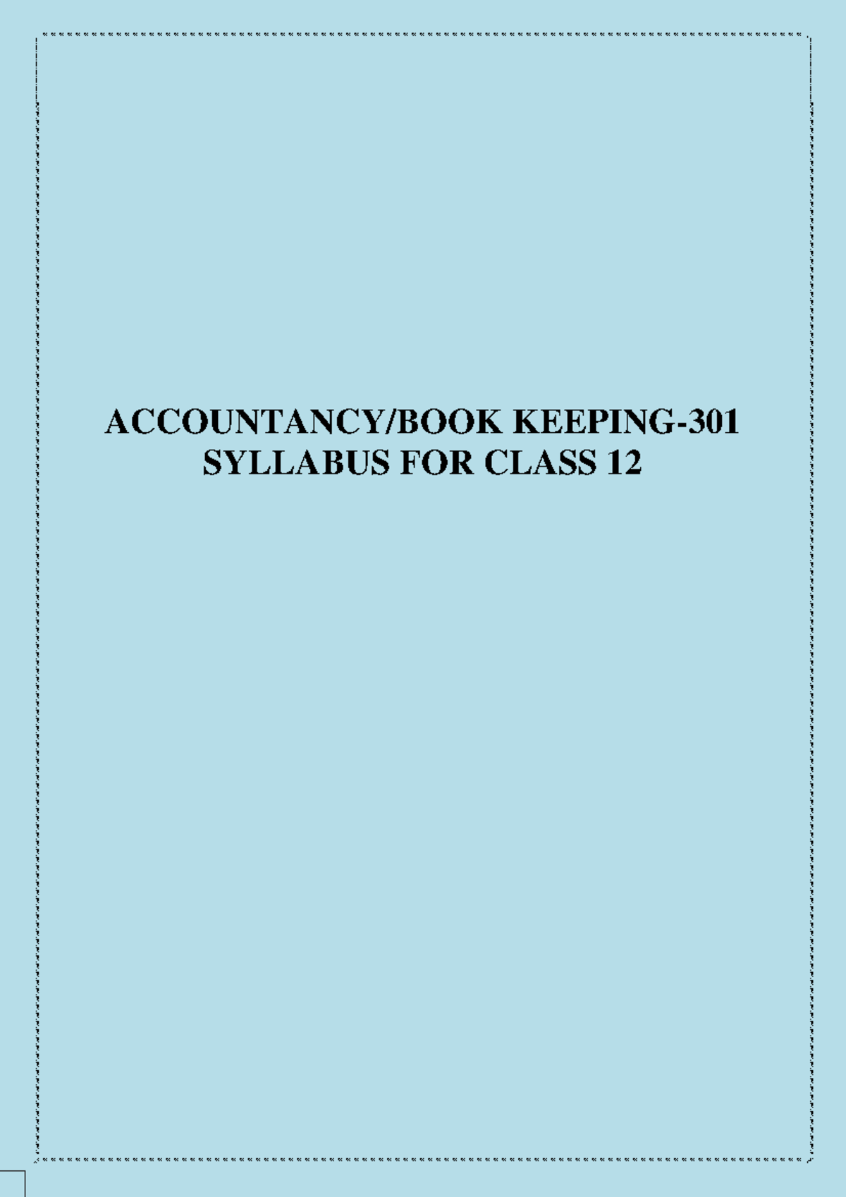 Accountancy cuet syllabus - ACCOUNTANCY/BOOK KEEPING- SYLLABUS FOR ...