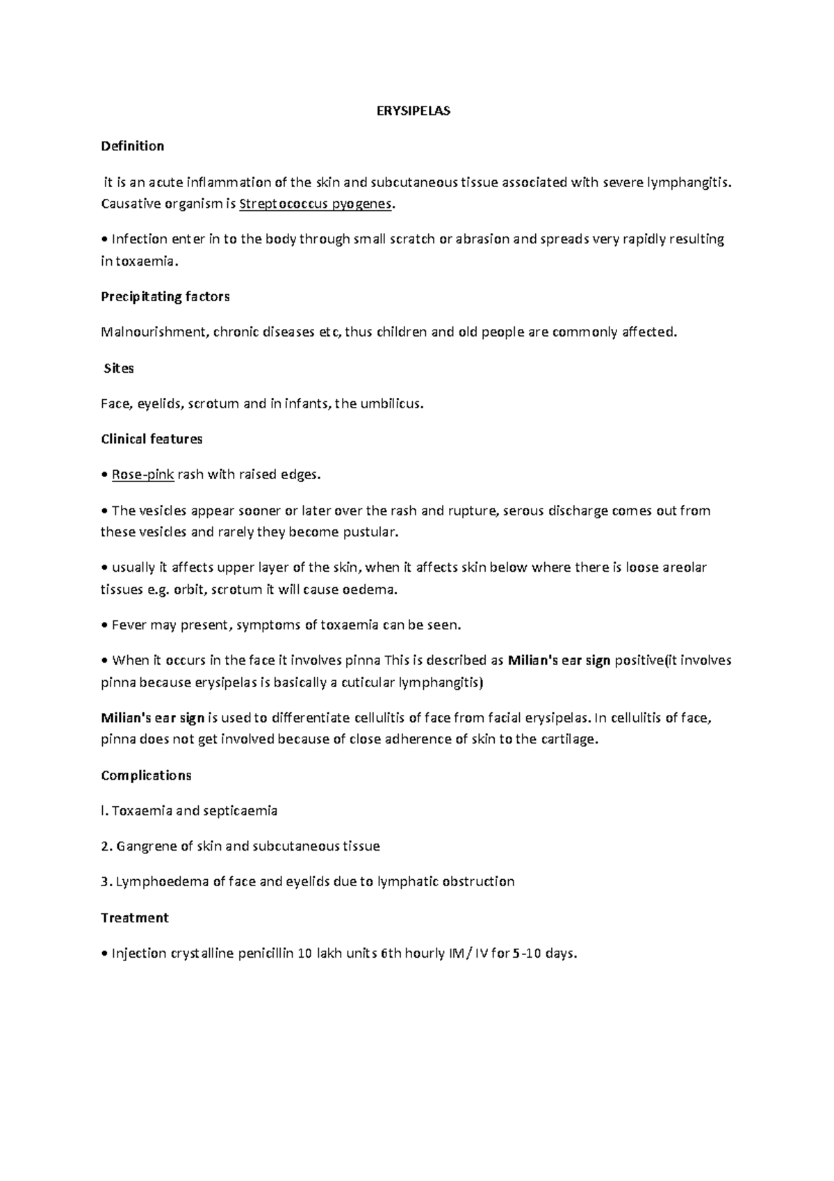 Erysipelas - Any students can quickly learn and understand the topic ...
