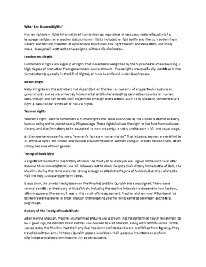 [Solved] Explain in deep the universal declaration of human rights ...