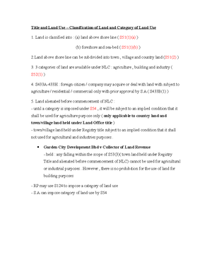 Compulsory Acquisition of Land - Compulsory acquisition 1) private ...