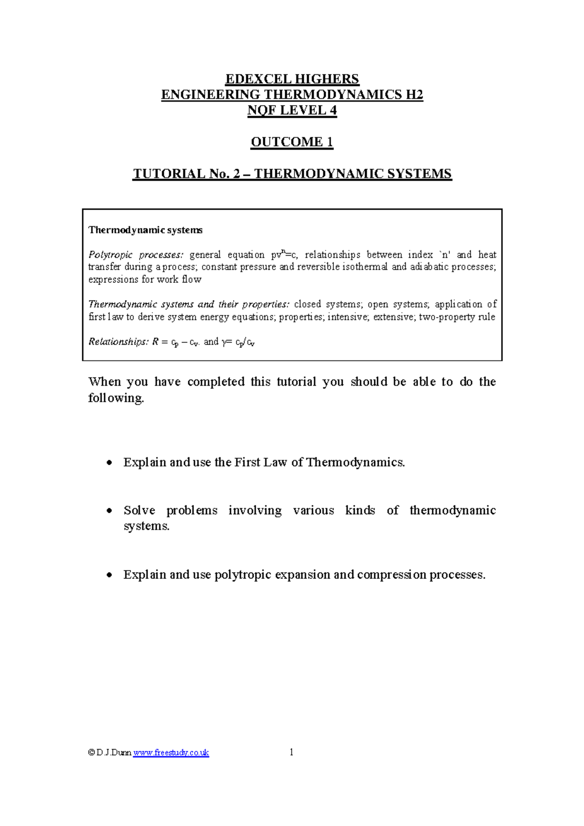 T2109 - themodaynamic - EDEXCEL HIGHERS ENGINEERING THERMODYNAMICS H ...