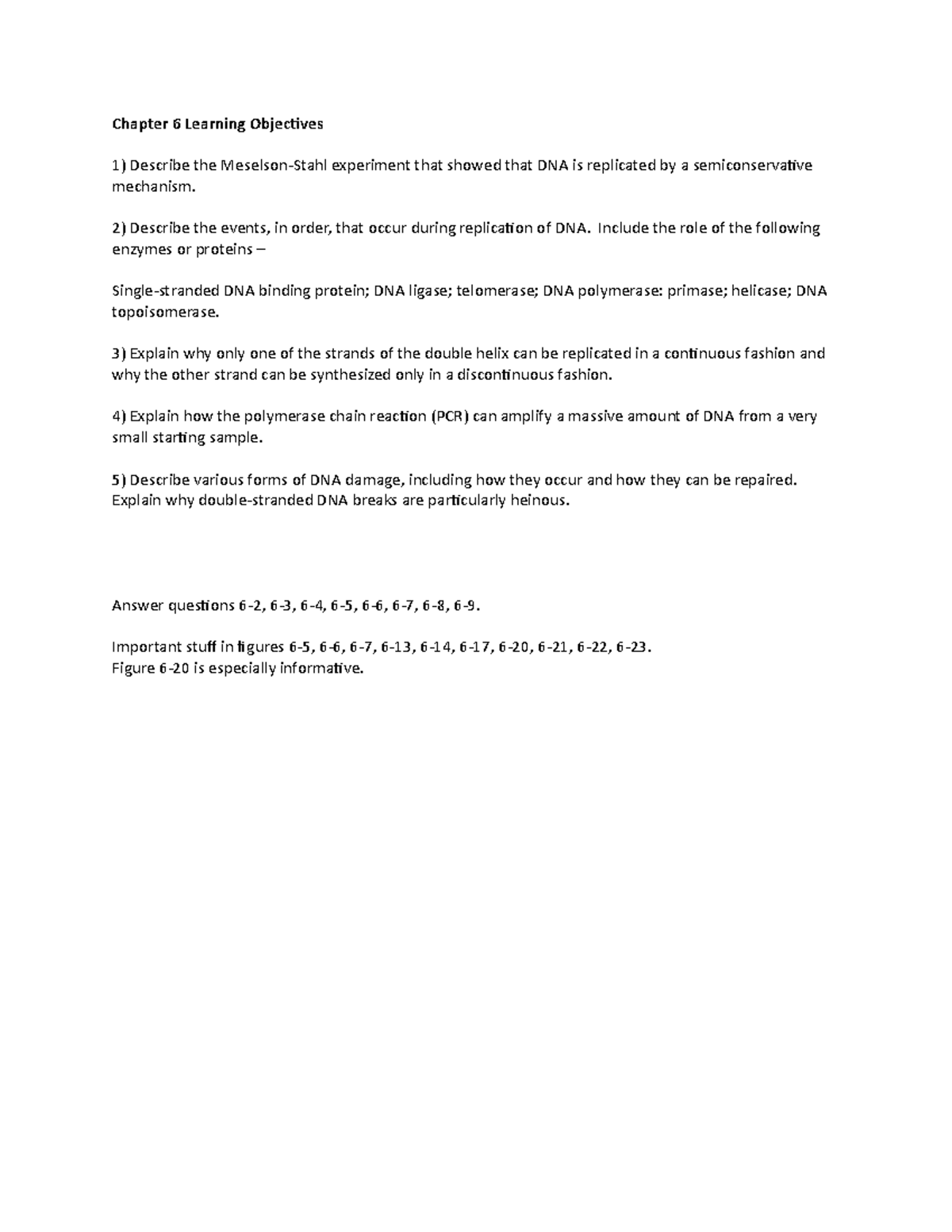 Chapter 6 Learning Objectives for microbiology - Chapter 6 Learning ...
