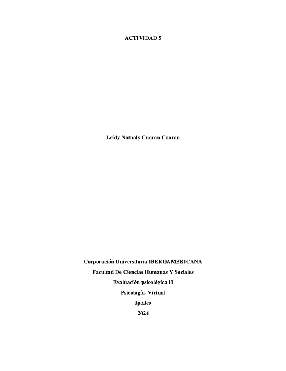 Actividad 2 (1) - ....- ACTIVIDAD 5 Leidy Nathaly Cuaran Cuaran ...