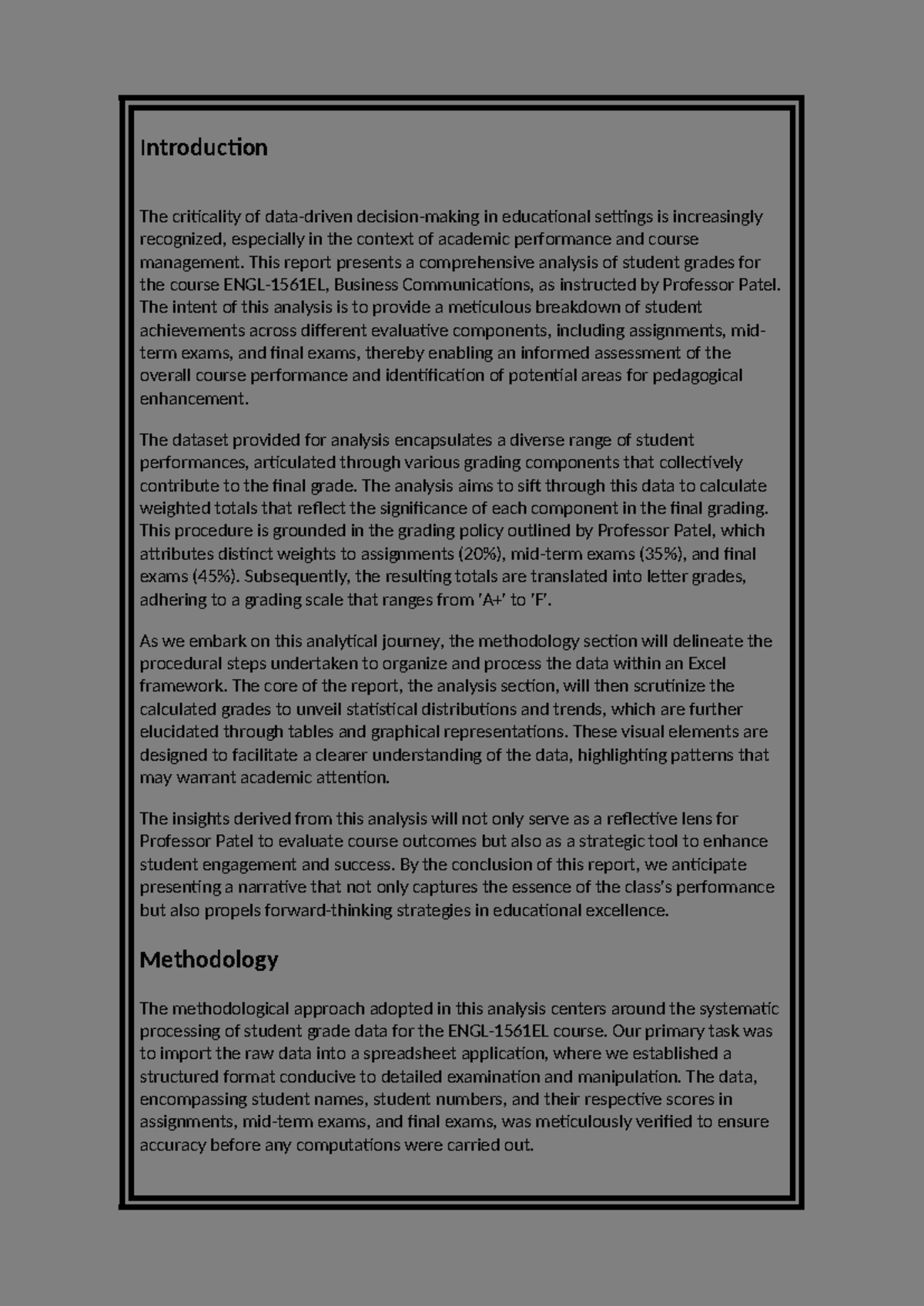 Introduction- last - Introduction The criticality of data-driven decision-making in educational ...