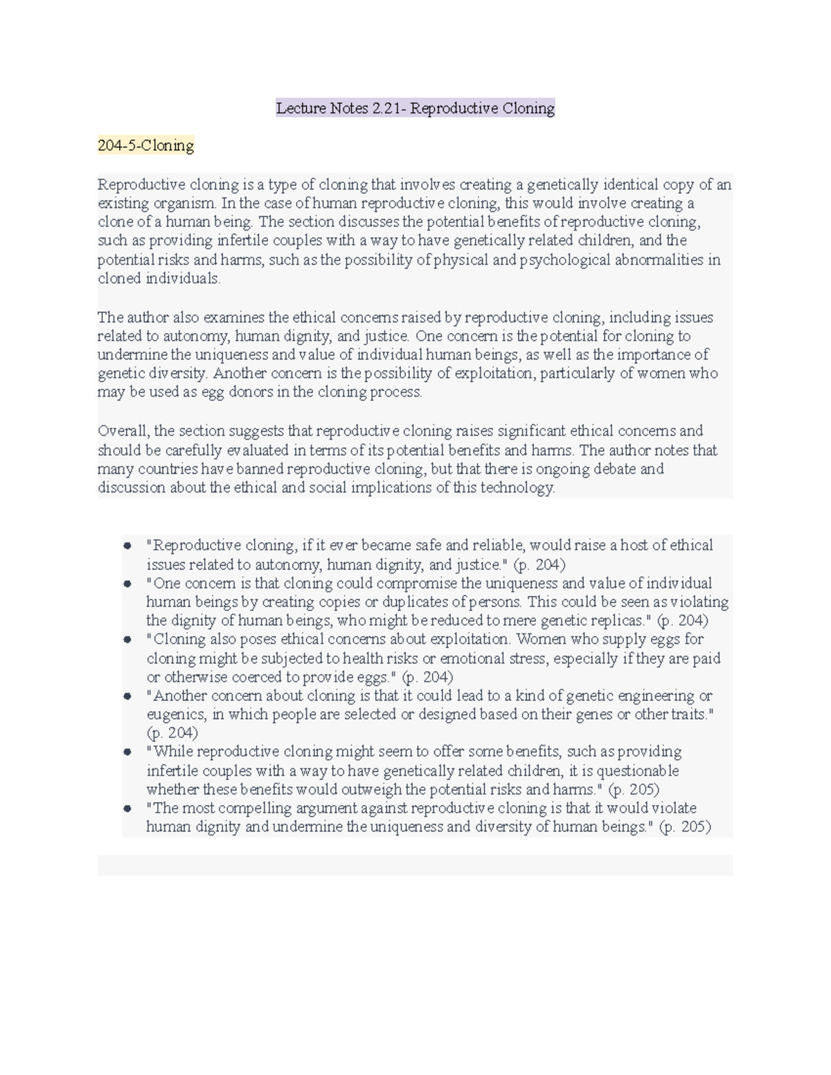 Textbook Notes - Summaries and important key quotes from Vaughn's ...