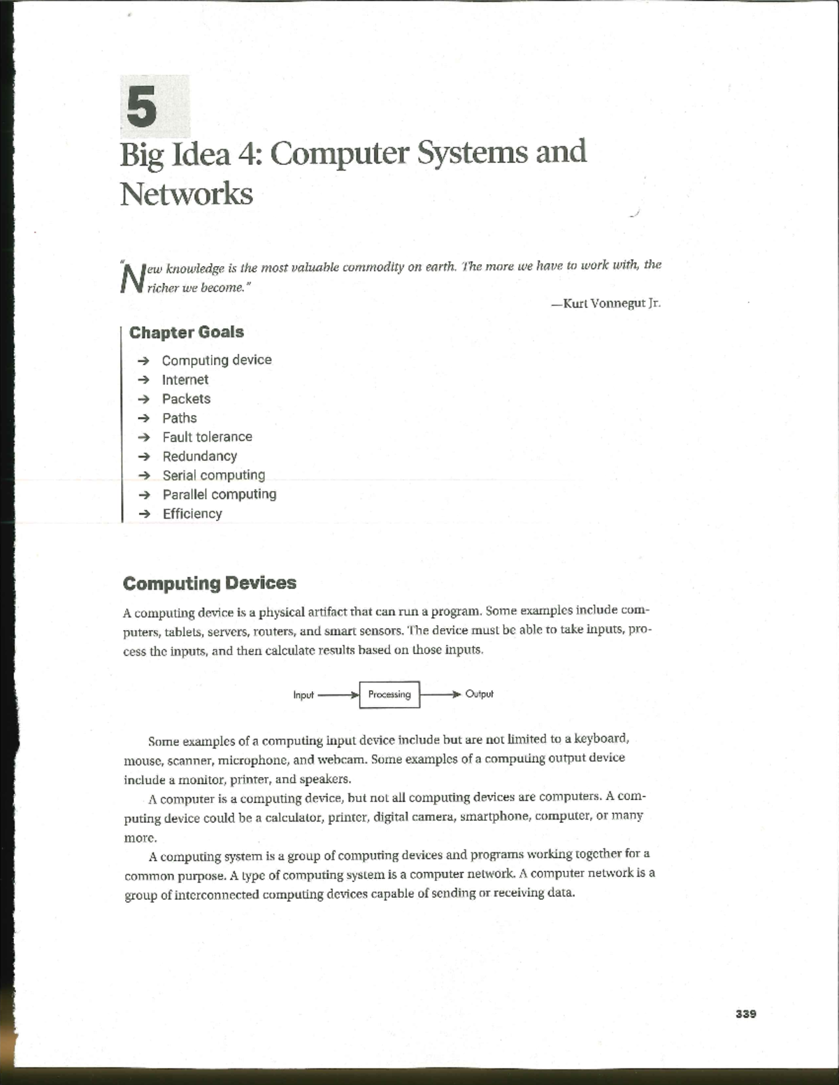 AP CSP Big Idea 4 - prac - 5 Big Idea 4: Computer Systems and Networks N ew knowledge is the ...