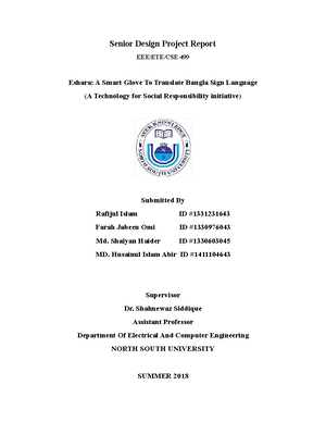 Capstone Design Project Report Template - Department of Electrical and ...