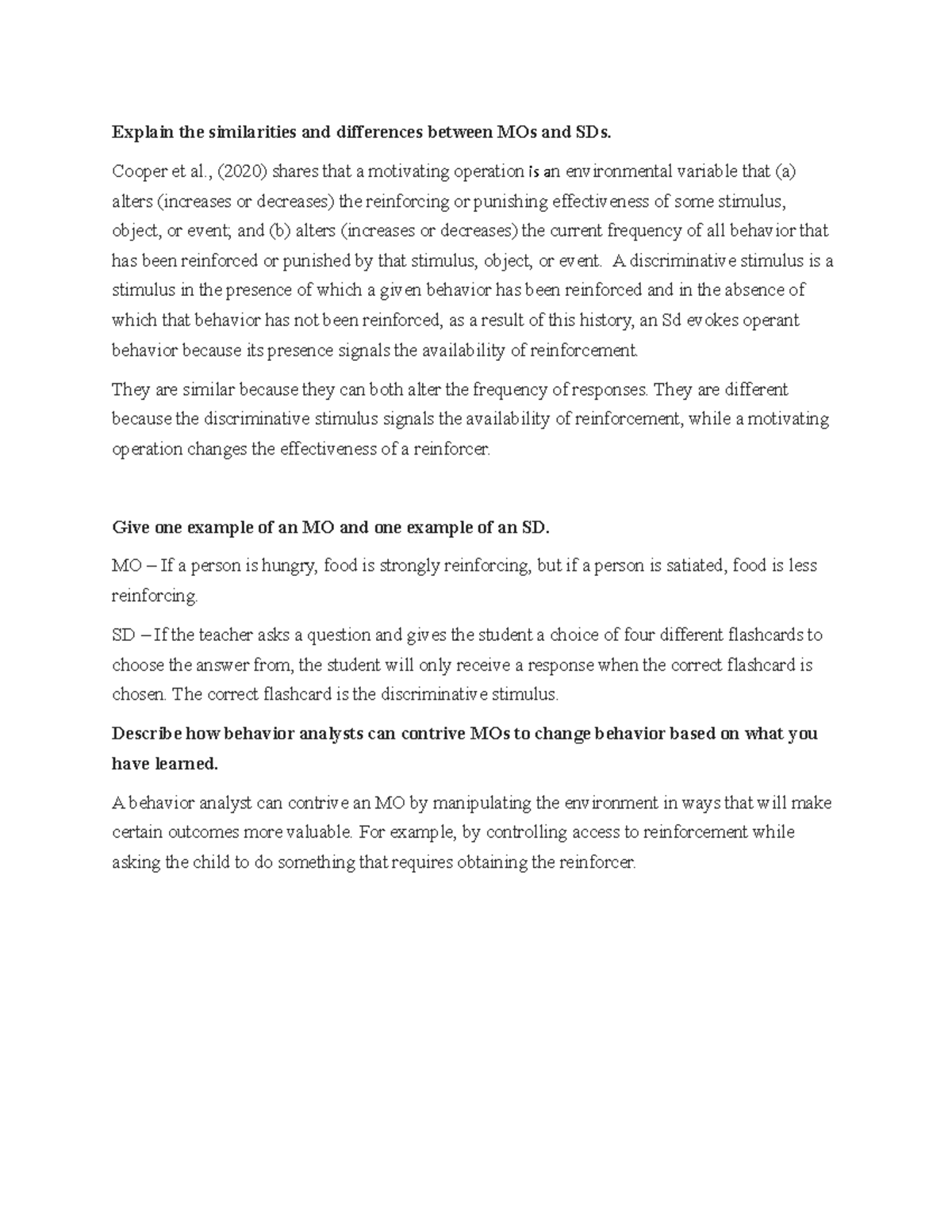 Week 10 discussion - PSY 7708 - Explain the similarities and ...