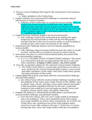[Solved] describe how and why competition for resources causes a ...