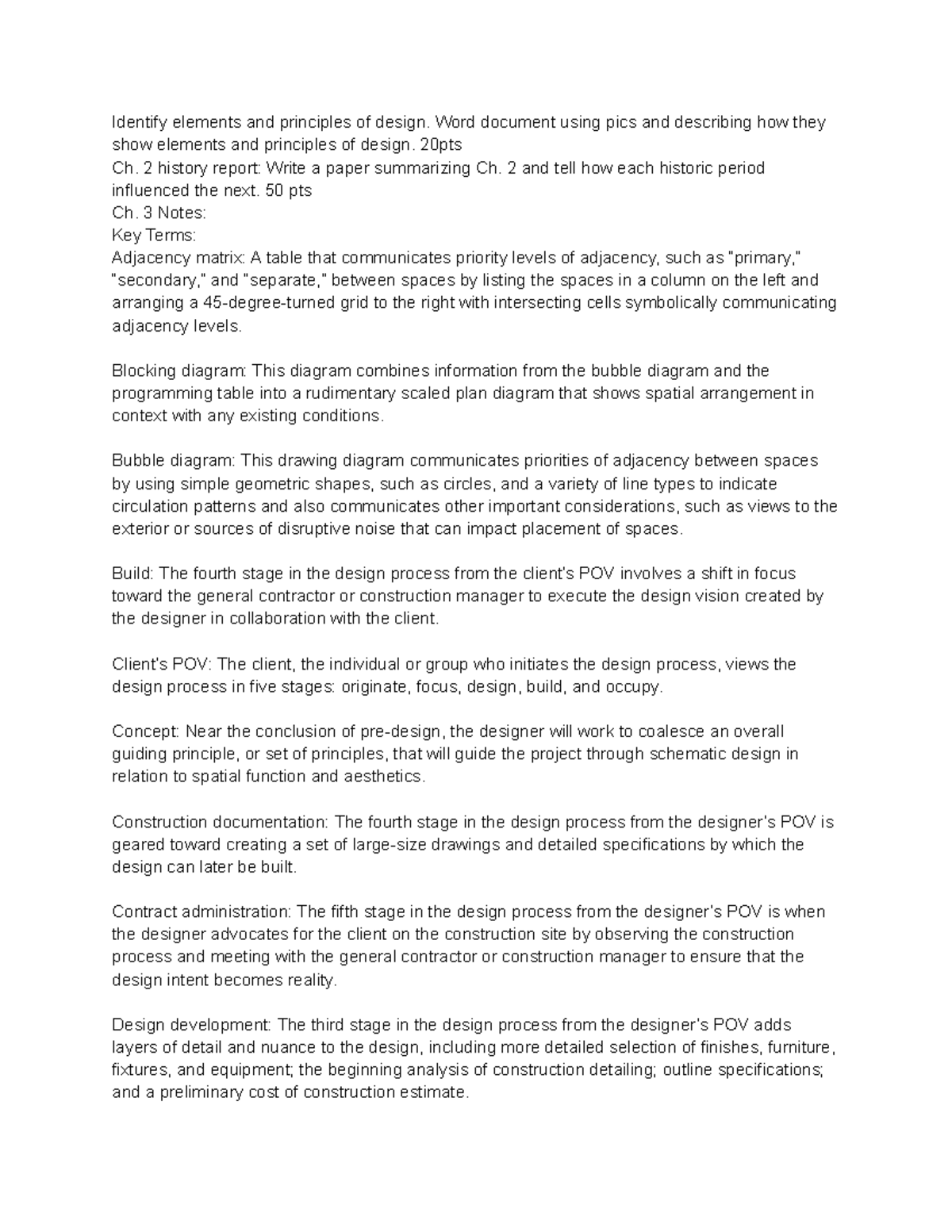 Fundamentalsofinteriordesignhw - Identify elements and principles of ...