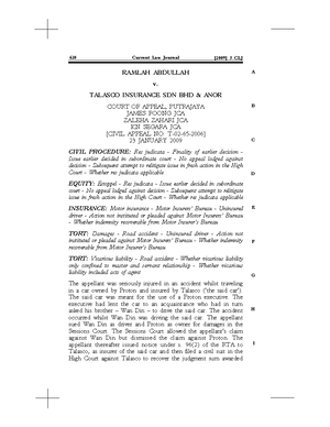 Example of Written Submission - IN THE HIGH COURT OF MALAYA IN KUALA ...