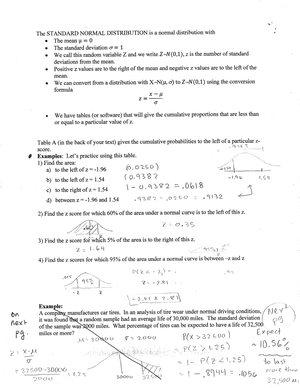 MATH 2300 - Review (Mid Exam 2) - MATH 2300 – Statistical Methods ...