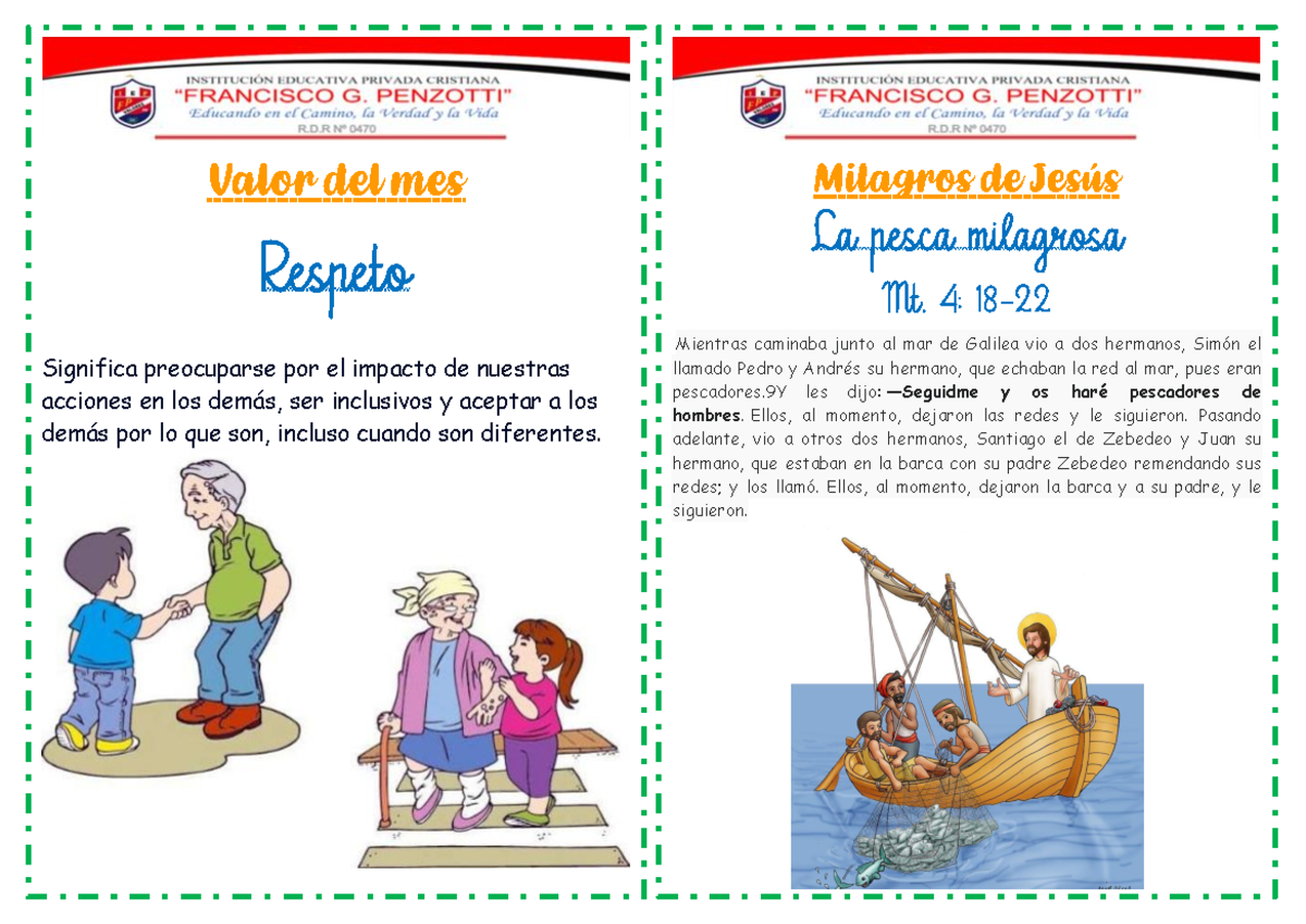 Cartel 3° Unidad - Milagros de Jesús Mientras caminaba junto al mar de ...