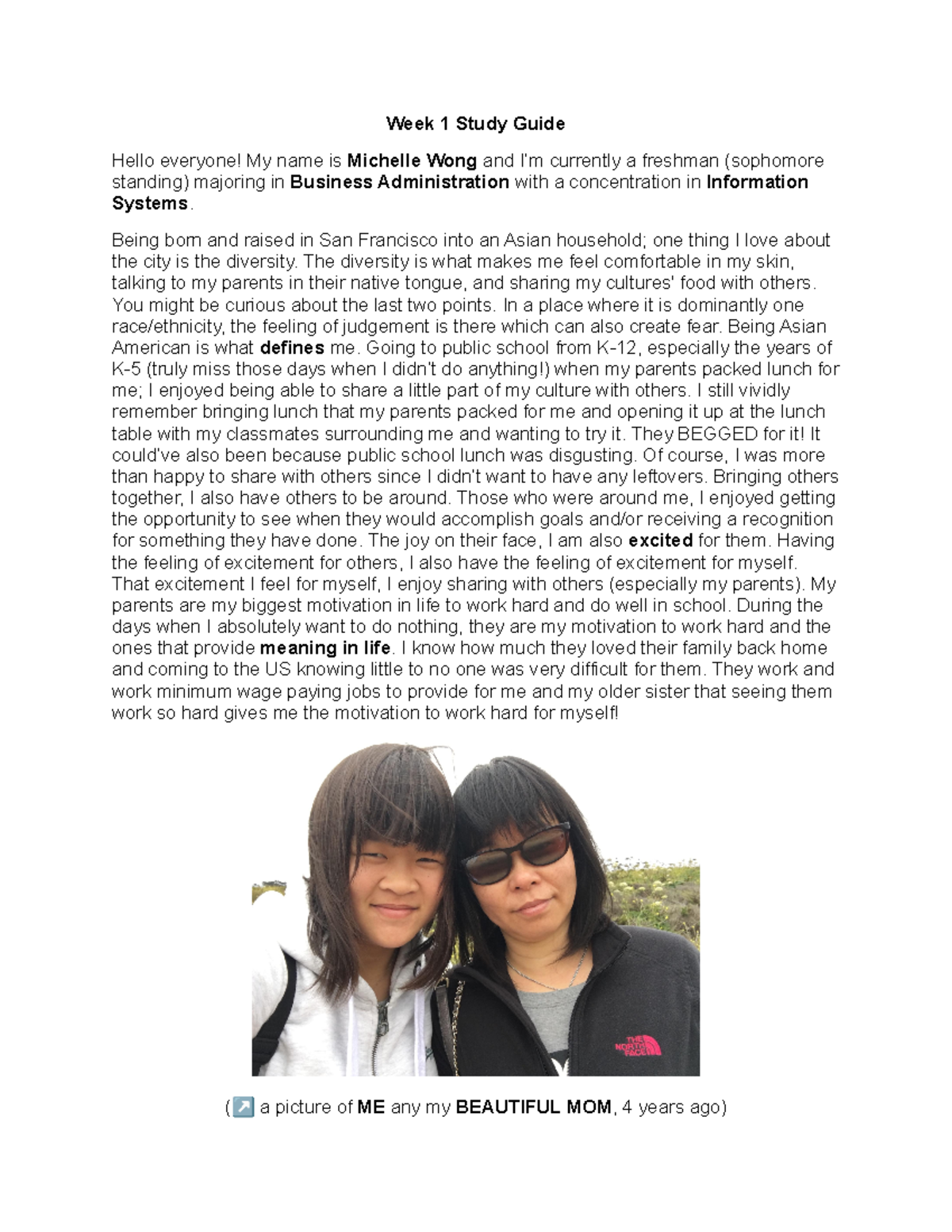 Week 1 Study Guide - Taylor Morgan - Week 1 Study Guide Hello everyone ...