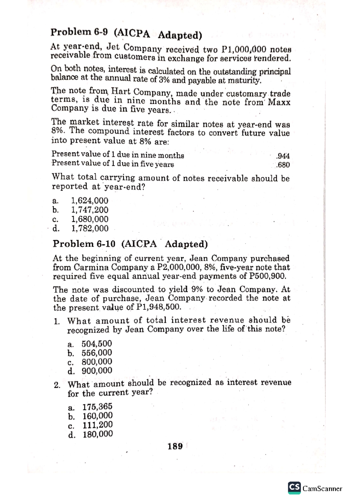 Problem 6 - Intermediate Accounting (Volume one) 2021 edition by: Valix ...