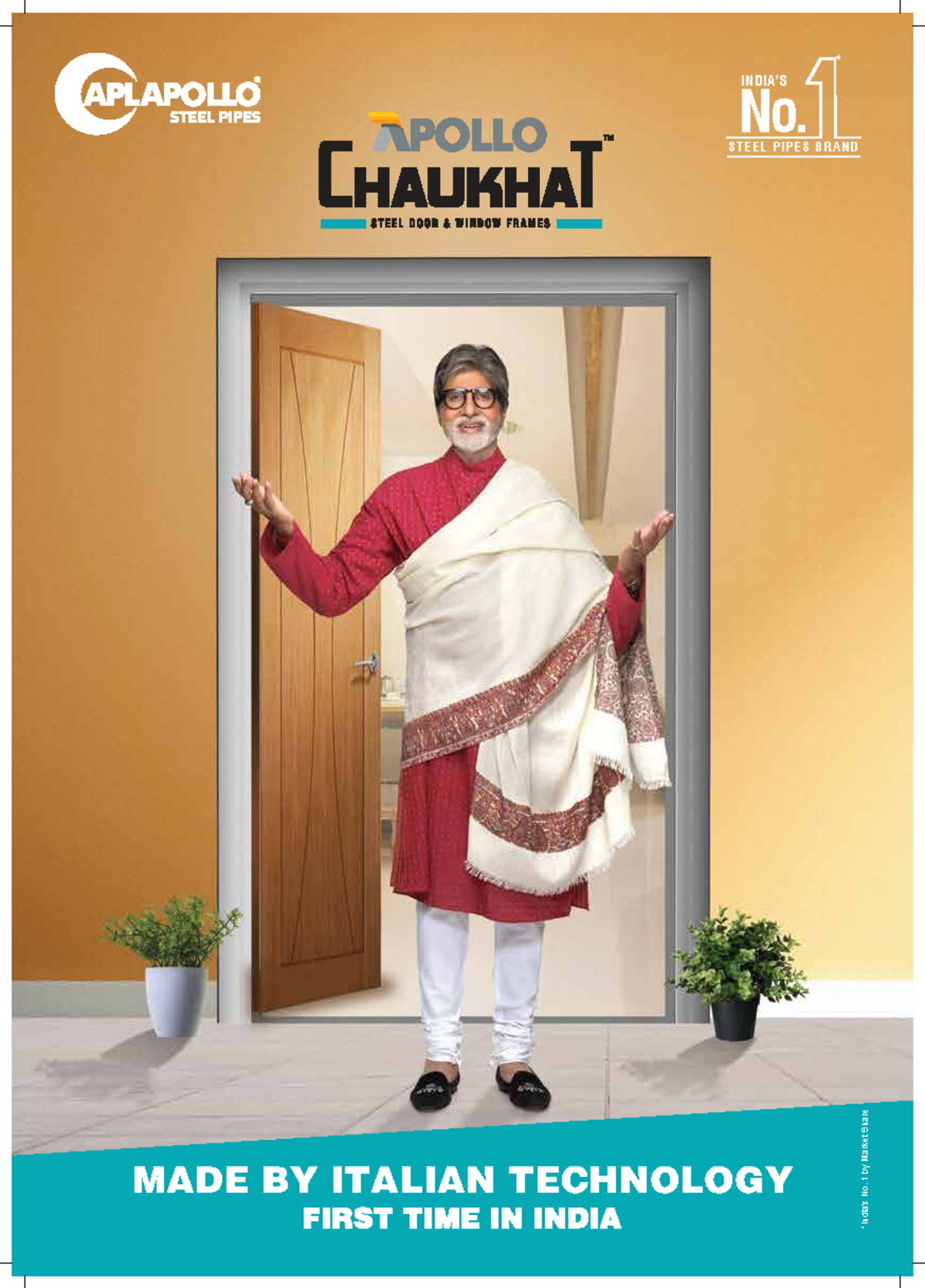 Apollo-Chaukhat-Brochure - INDIA’S No. S T E EL PIPES BRAND MADE BY ITALIAN TECHNOLOGY *India’s ...