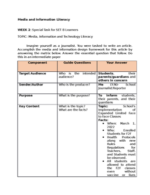 Introducing the Technology for Teaching and Learning 2 Course ...