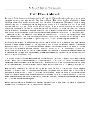 Finitedifferenceexample - An Internet Book on Fluid Dynamics Finite Differences Example The ...