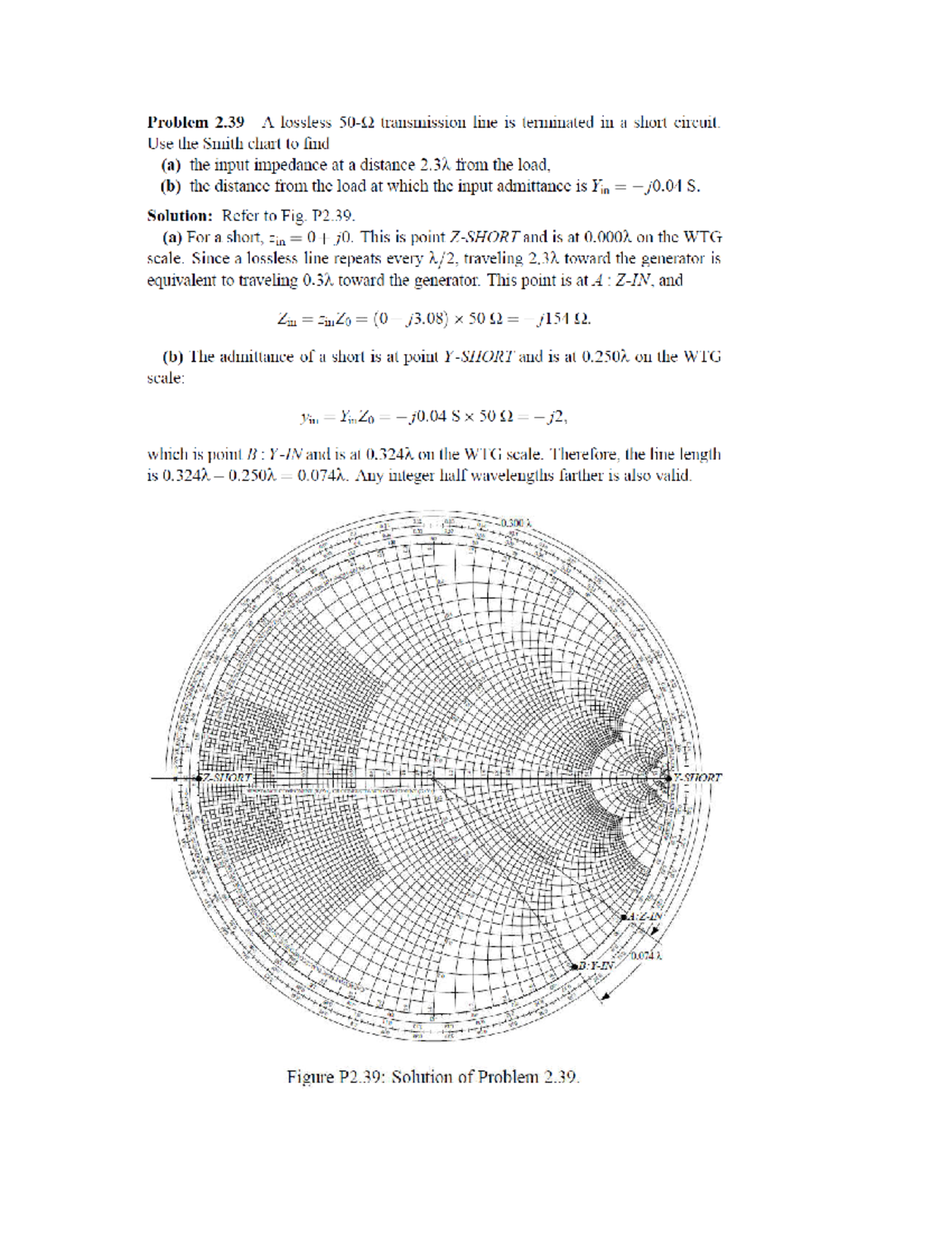 EE330_HW04_solution - E E 330 - ... The Smith chart is shown in next ...