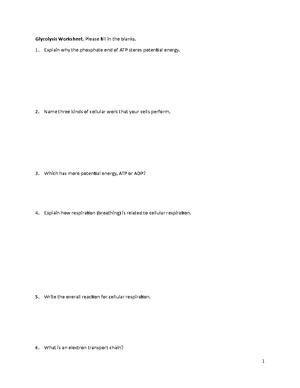 Week 4 Genetics Worksheet - Genetics Worksheet. Table 1: Genotypes ...