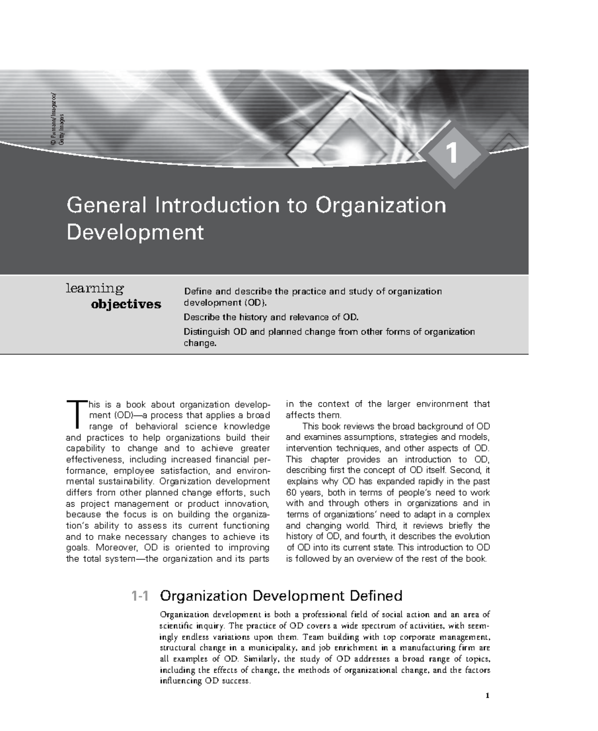 Chapter 1 - Introduction to Organization Development - © Pixmann ...