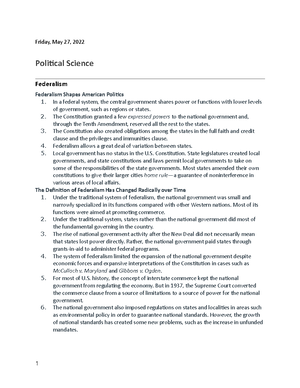 Chapter 4 Constitution and Bill of Rights - blue law a law originally ...