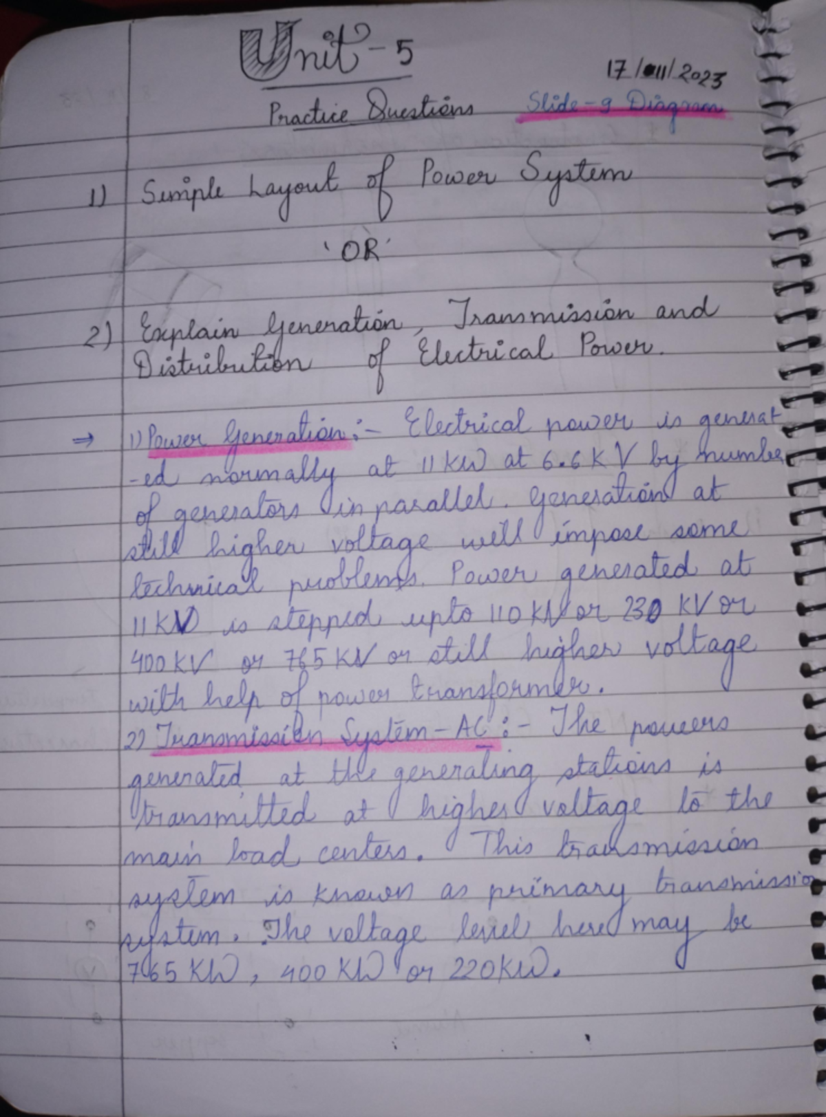 Unit5 eee - Basic Electrical And Electronics Engineering - Studocu