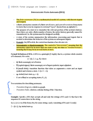 9. LN9 C3 Lexical Analysis and Symbol Table - Lexical Analysis and Symbol Tables I. Symbol ...