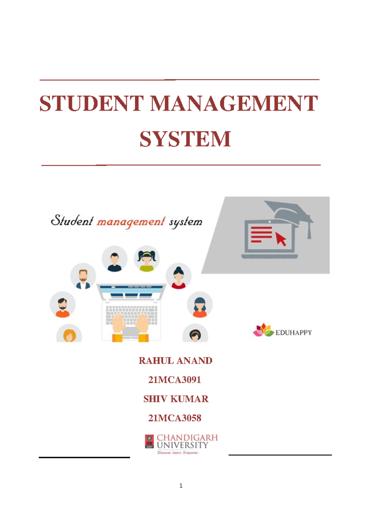 Student Information Management System - STUDENT MANAGEMENT SYSTEM RAHUL ...