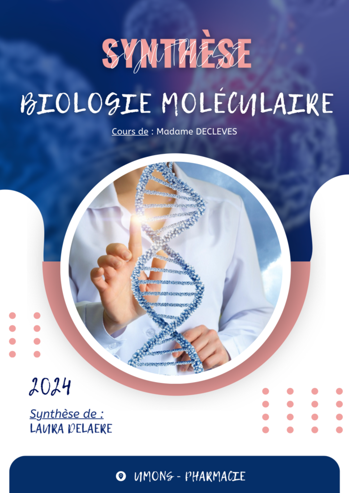 Biologie Moleculaire Synthèse - PARTIE 1 : L’INFORMATION GÉNÉTIQUE Dans ...