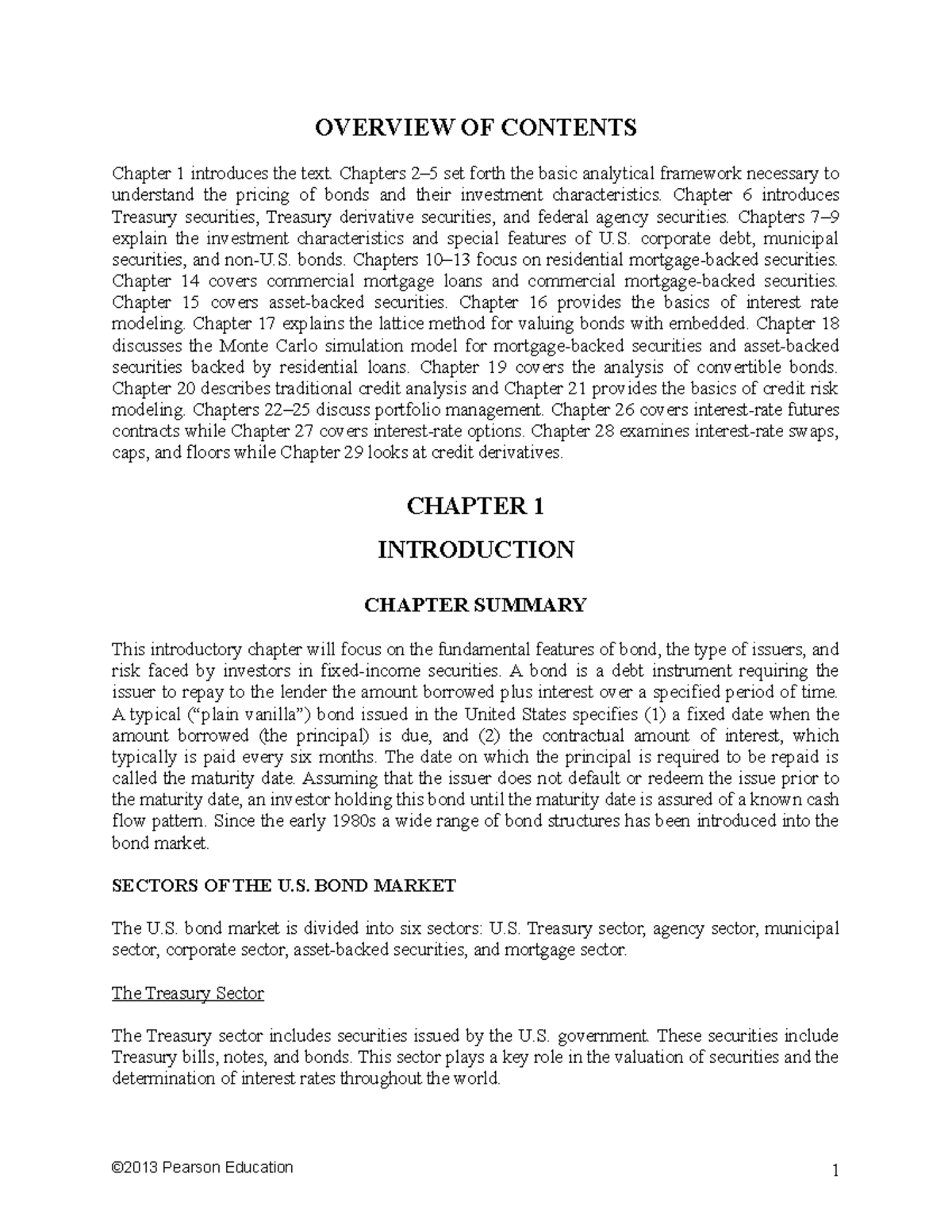 Ch1 - Overview Intro - OVERVIEW OF CONTENTS Chapter 1 introduces the text. Chapters 2–5 set ...